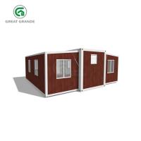 China 20ft Prefab Expandable House Manufacturer Internal Fittings Customizable EPS Wall Material for sale