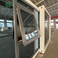 China 20ft Foldable Tiny Houses Manufacturer Brown Glass Door ten minutes build galvanized steel frame for sale
