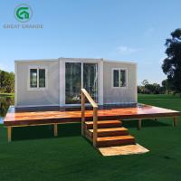 China 20ft Expandable Homes Manufacturer Galvanized Steel Frame Customized Appearance for sale