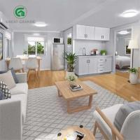 China 20ft Modular Expandable Homes Manufacturer Security Door Double Glazed Privacy Glass for sale
