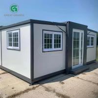 China 20ft Prefab Expandable House Manufacturer Steel Frame Structure Thermal Insulation for sale