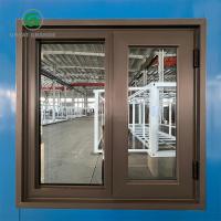 China 20ft Movable Container House Manufacturer Blue Frame Wall Panel Front Wall Glass for sale