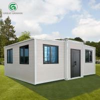 China 20FT Expanding Container House Galvanized Steel Square Tube Toilet Shower for sale