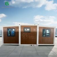 China 20FT Luxury Expandable Container House Galvanized Steel Square Tube Electrical Fixtures for sale