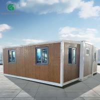 China 20FT Luxury Expandable Container House Galvanized Steel Square Tube Electrical Fixtures for sale