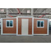 China 20FT Vandalproof Expandable Prefab House Manufacturer Immediate Housing Pest Resistance for sale