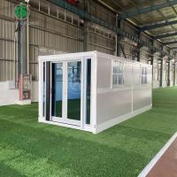 China 20ft Shipping Container Home Manufacturers Folding Bunk Beds Rock Wool Board Waterproof Design for sale