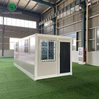 China 20ft Shipping Container Home Manufacturers Folding Bunk Beds Rock Wool Board Waterproof Design for sale