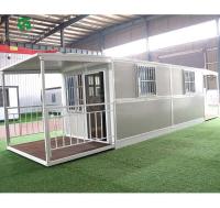 China 20ft Shipping Container Prefab Home Galvanized steel frame waterproof design Modern design for sale