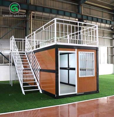 China 20ft Foldable Office Container Manufacturer Waterproof Design Temporary Shelters for sale