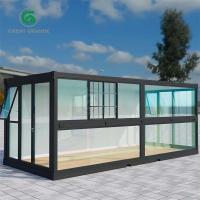China 20ft Folding Portable Houses Manufacturer Folding Bunk Beds Wood Grain Panels Rock Wool Board for sale