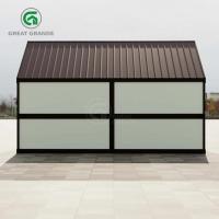 China 20ft Portable Fold Out House Manufacturer Wood Grain Panels Anti-snow Top for sale