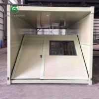 China 20ft Fold Out Container House Manufacturer Square Tubes Galvanized Steel Quick Installation for sale
