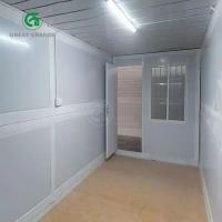 China 20ft Fold Out Container House Manufacturer Square Tubes Galvanized Steel Quick Installation for sale