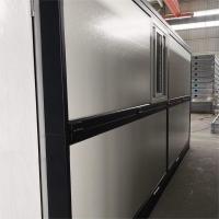 China 20ft Fold Out Container House Manufacturer Square Tubes Galvanized Steel Quick Installation for sale