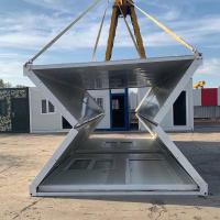 China Waterproof Folding Container Home Wind-resistant Grade 12 Active Participation In Exhibitions for sale