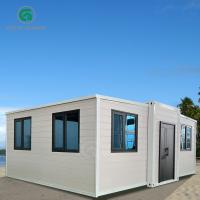 China Expandable Prefab House Customization Support Double Glazed Windows And Toilet Fitting for sale