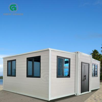 China Expandable Prefab House Customization Support Double Glazed Windows And Toilet Fitting for sale