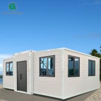 China Expandable Prefab House Customization Support Double Glazed Windows And Toilet Fitting for sale