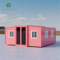 China 5600 Mm * 6300 Mm * 2250 Mm Internal Space 2 Bedroom Prefab Container Homes With Toilet for sale