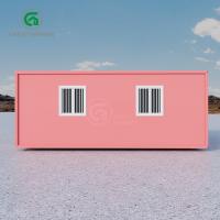 China 5600 Mm * 6300 Mm * 2250 Mm Internal Space 2 Bedroom Prefab Container Homes With Toilet for sale