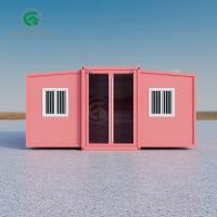China 5600 Mm * 6300 Mm * 2250 Mm Internal Space 2 Bedroom Prefab Container Homes With Toilet for sale