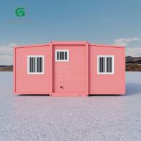 China 5600 Mm * 6300 Mm * 2250 Mm Internal Space 2 Bedroom Prefab Container Homes With Toilet for sale