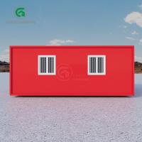 China Easy Installation Expandable Prefab House With Bamboo Plywood Floor And Shower Fitting for sale