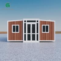 China Contemporary Expandable Prefab House 2.0kN/m2 Ground Live Load Aluminum Alloy Sliding Window for sale