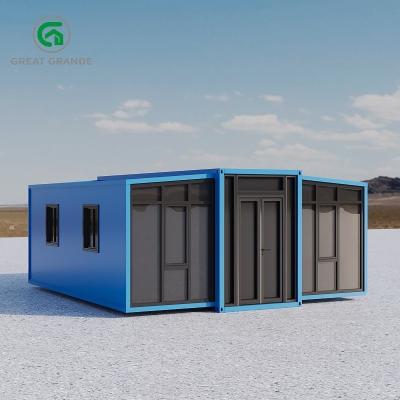 China Galvanized Steel Frame Expandable Tiny House With Construction And Certifications for sale