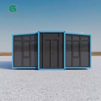 China Galvanized Steel Frame Expandable Tiny House With Construction And Certifications for sale