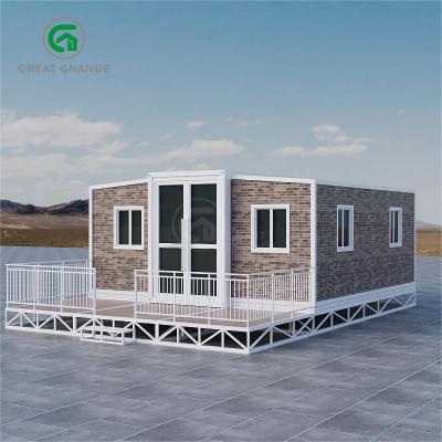 China 20FT Participation In Exhibitions Expandable Prefab House With Double Glazed Windows for sale