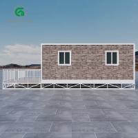 China 20FT Participation In Exhibitions Expandable Prefab House With Double Glazed Windows for sale