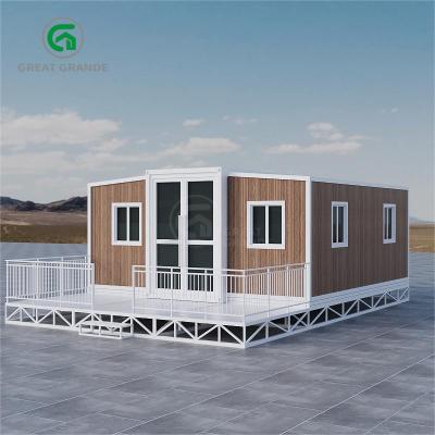China 20FT Exhibition Participation Tiny Foldable House With Double Glazed Windows for sale