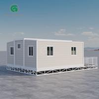 China Exhibition Participation 20FT Expandable Prefab House Bamboo Plywood Weather Resistance for sale