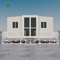China Exhibition Participation 20FT Expandable Prefab House Bamboo Plywood Weather Resistance for sale