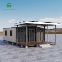 China Customizable Expandable Container Building Galvanized Steel Frame Personalized Exteriors for sale