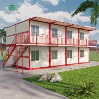 China Galvanized Steel Folding Container Home With Assembled Dimensions Heating System Air Conditioner for sale