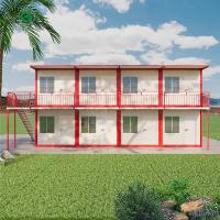 China Galvanized Steel Folding Container Home With Assembled Dimensions Heating System Air Conditioner for sale