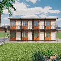 China 20ft Construction Container House Factory Workers' Dormitory Quick Installation for sale