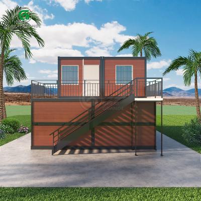China 20FT Folding Container Home With Pre-installed Features And Electrical Systems for sale