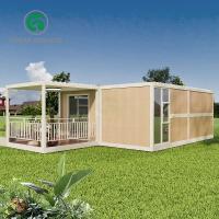 China Durable Folding Container Home Built With Galvanized Steel Frames And Weather-Resistant Materials for sale