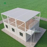 China Durable Steel Frame Folding Container Home Versatile Solution for Disaster Relief Shelters 2.0 KN/m2 Floor Pressure for sale