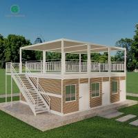 China foldable Container house with High Precision Pressing Floor Pressure 2.0 KN/m2 Plumbing System Toilet/Wash Basin/Shower for sale