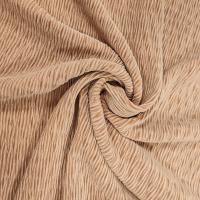 China Dress Crepe Super Soft Fabric 300 Gsm Pleated Wrinkle Polyester Spandex for sale