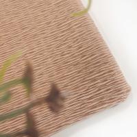 China Dress Crepe Super Soft Fabric 300 Gsm Pleated Wrinkle Polyester Spandex for sale