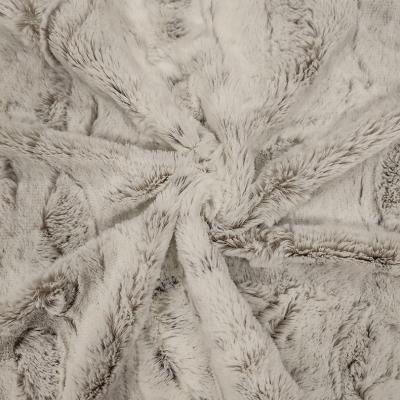 China 100% Polyester Pv Fleece Fabric 8mm Plush Faux 370gsm Brush Fake for sale