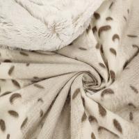 China 100% Polyester Pv Fleece Fabric 8mm Plush Faux 370gsm Brush Fake for sale