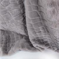 China 100% Polyester Faux Fur Fabric Fleece 340 Gsm In Plain Color Sheared Rabbit for sale