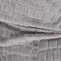 China 100% Polyester Faux Fur Fabric Fleece 340 Gsm In Plain Color Sheared Rabbit for sale